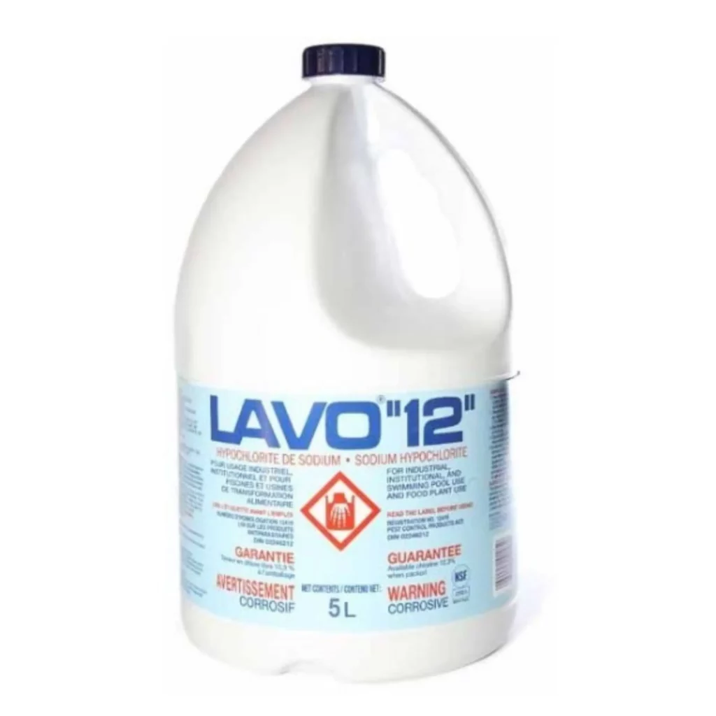 LAVO 12 Bleach - 3.6L - Ontario Cleaning Supply And Services